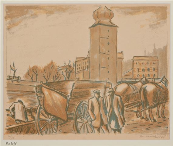 Jan Rambousek | Pískaři (1926) | MutualArt