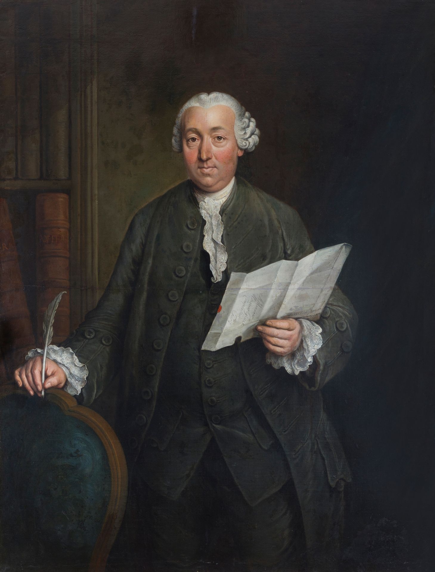 French School, 18th Century | Presumed portrait of Christoph-Willibald ...