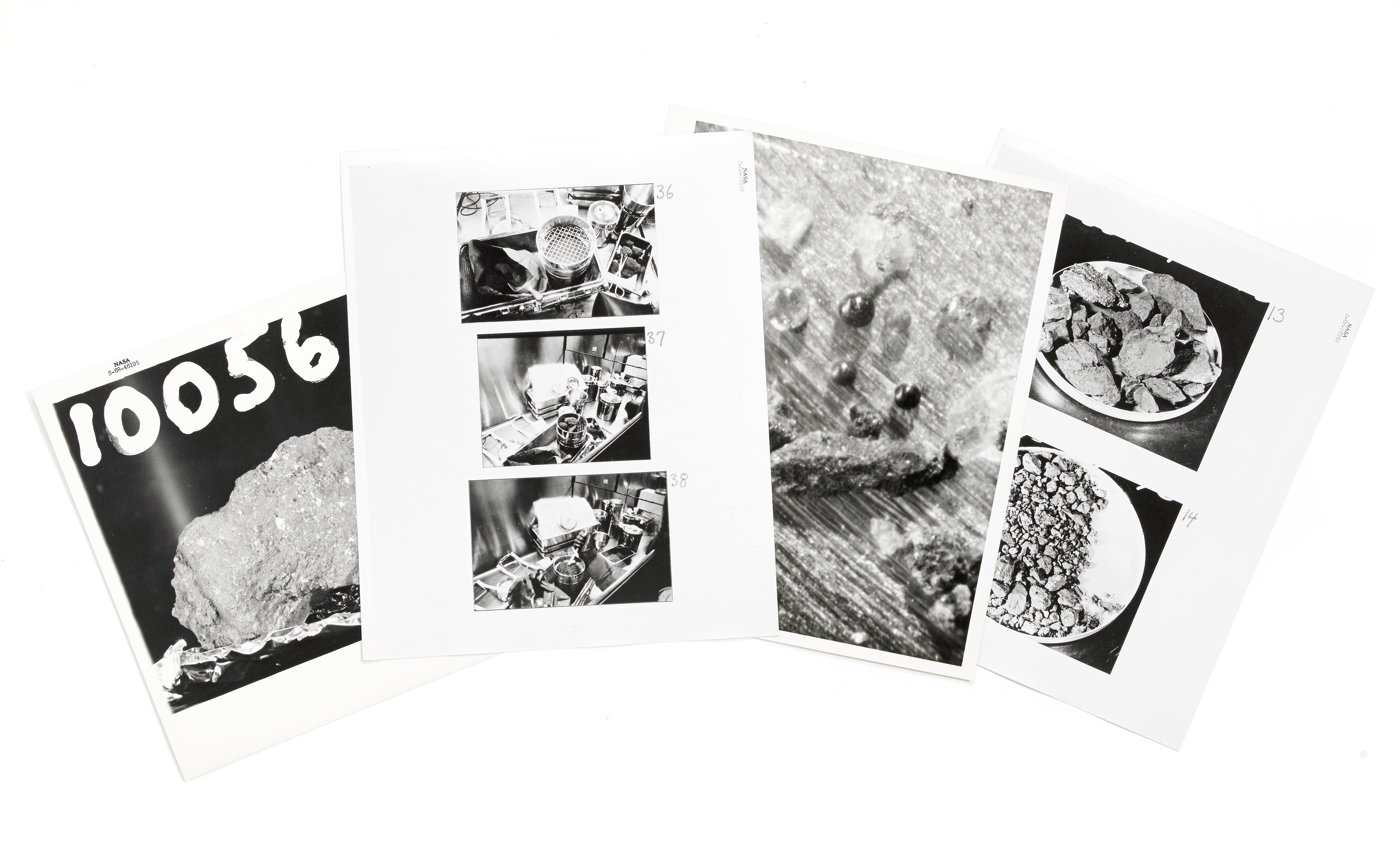 NASA | APOLLO 11: LUNAR SAMPLE PHOTOGRAPHS (1969 - 1970) | MutualArt