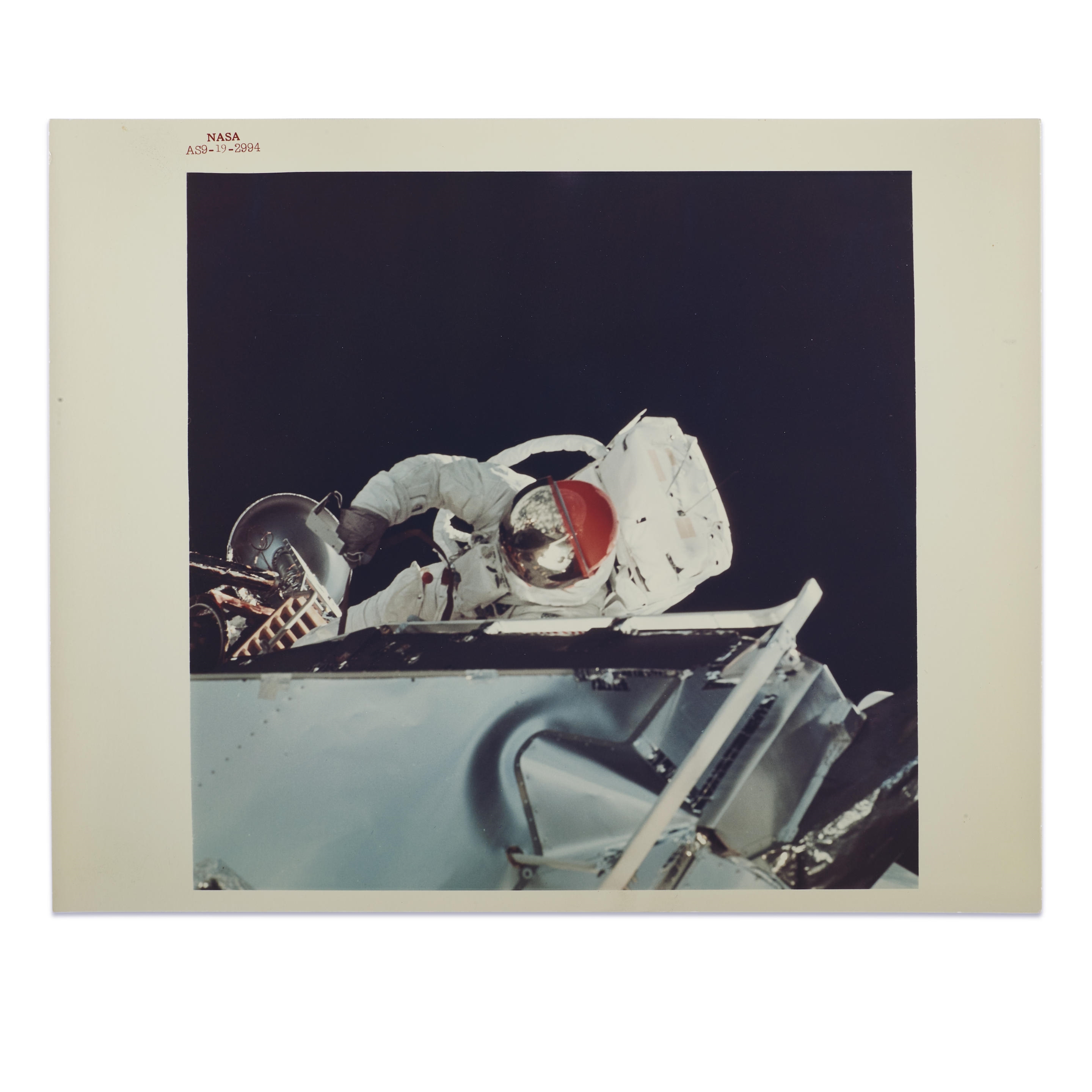 David Scott | APOLLO 9 SPACEWALK FROM LUNAR MODULE | MutualArt