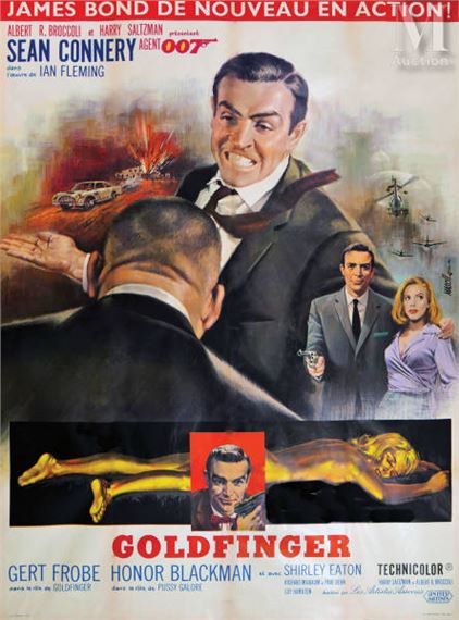 Jean Mascii | GoldFinger - James Bond Sean Connery (1964) | MutualArt