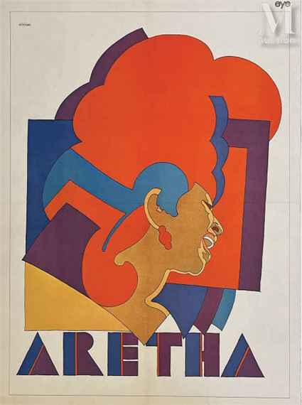 Milton Glaser | Aretha Franklin Eye Magazine (1968) | MutualArt