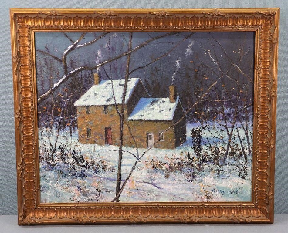 Christopher Willett | WILLETT, Christopher Oil on Canvas Painting ...