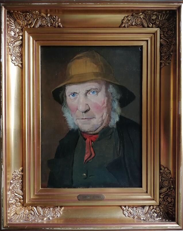 Olaf Simony Jensen | Portrait of a fisherman | MutualArt