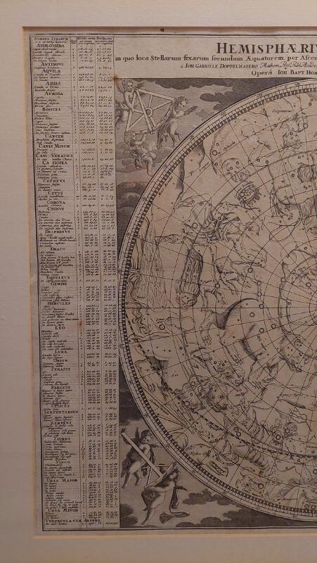 Johann Gabriel Doppelmayr | Hemisphærium Coeli Boreale (Circa 1735 ...