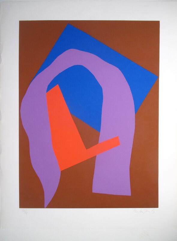 Richard Mortensen | Det fortryllede rektangel IV (1973) | MutualArt