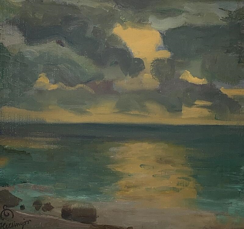 Ejnar August Nielsen | Helsingør Signed monogram | MutualArt