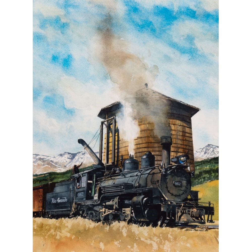 Mike Pearsall | Watercolor Cover Art | MutualArt