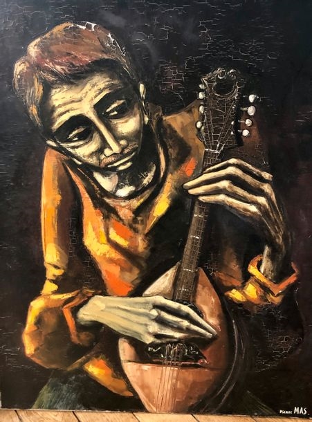 Pierre Mas | Le guitariste | MutualArt