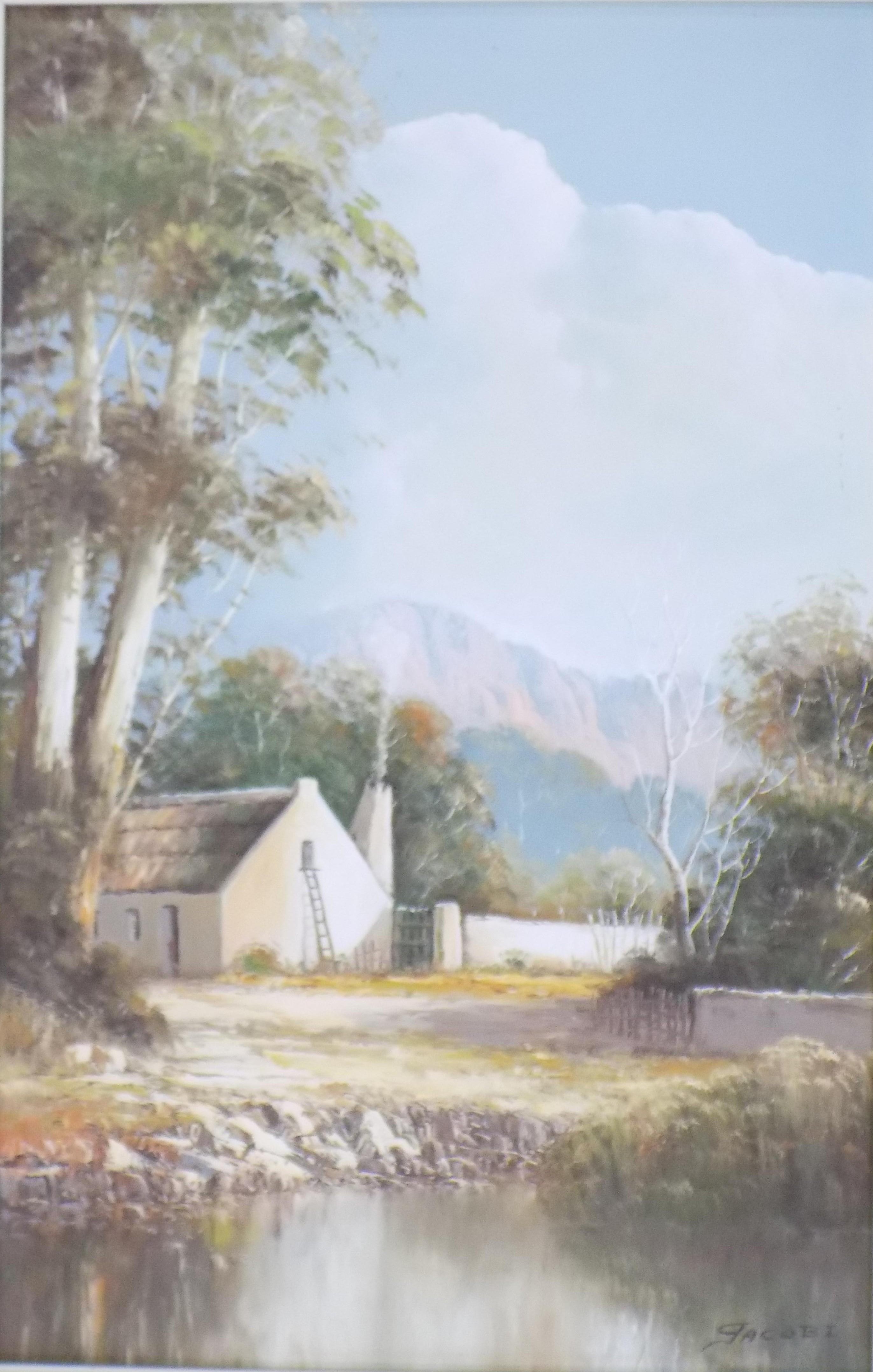 Benjamin Jacobus Davis | JACOBI (1933), OIL ON BOARD, Cape Farmstead ...