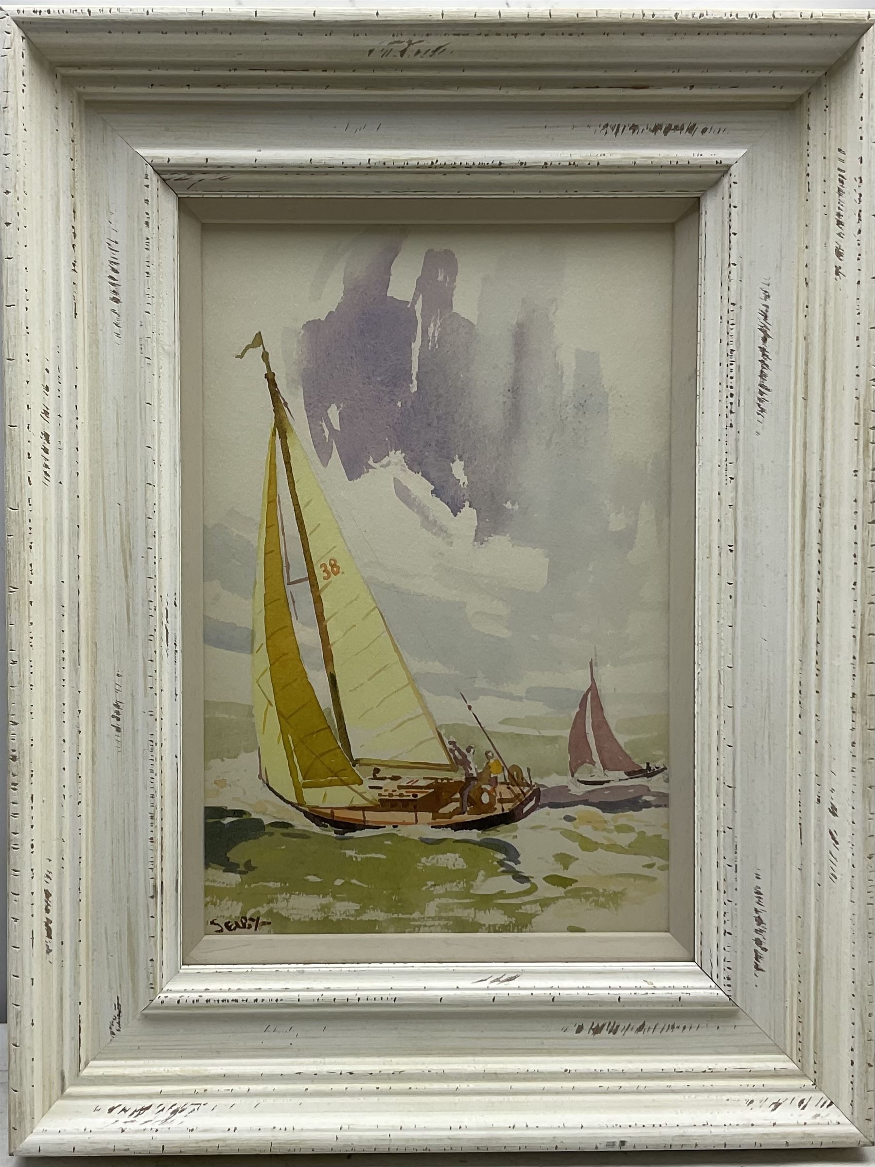 William Selby | Yacht at Sea | MutualArt