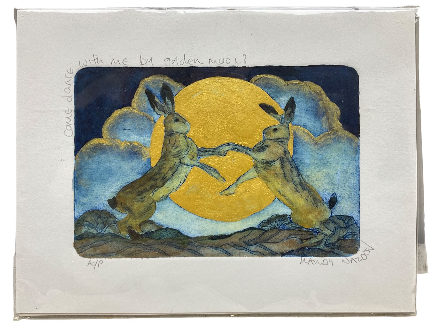 Mandy Walden | Come Dance with me by the Golden Moon? | MutualArt