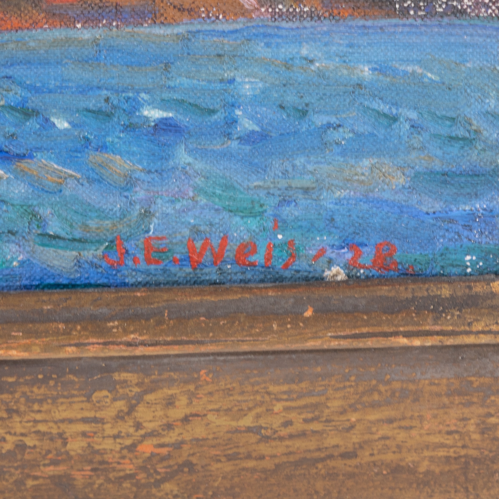 John Ellsworth Weis | Island Harbor Scene (28) | MutualArt