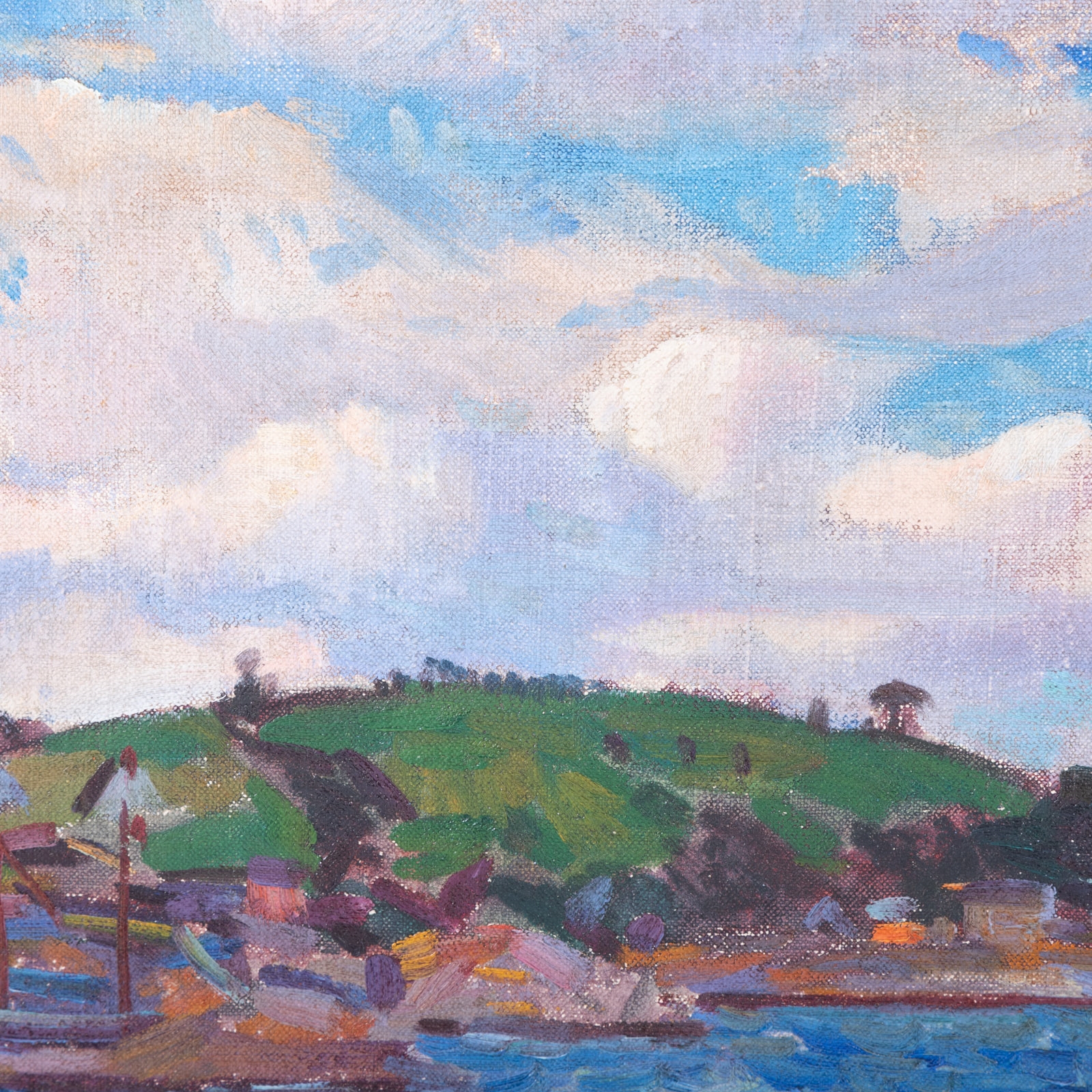 John Ellsworth Weis | Island Harbor Scene (28) | MutualArt