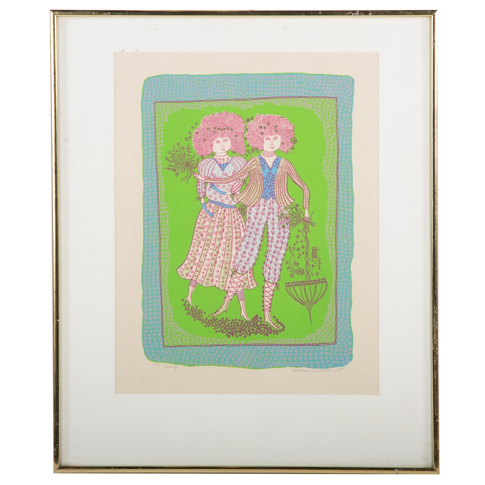 Barbara Hanrahan | Lovers with a Bird (1989) | MutualArt