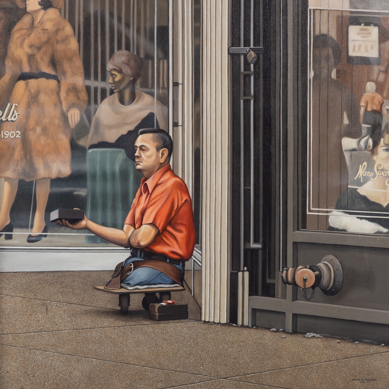 James W. Voshell | The Legless Man (1977) | MutualArt