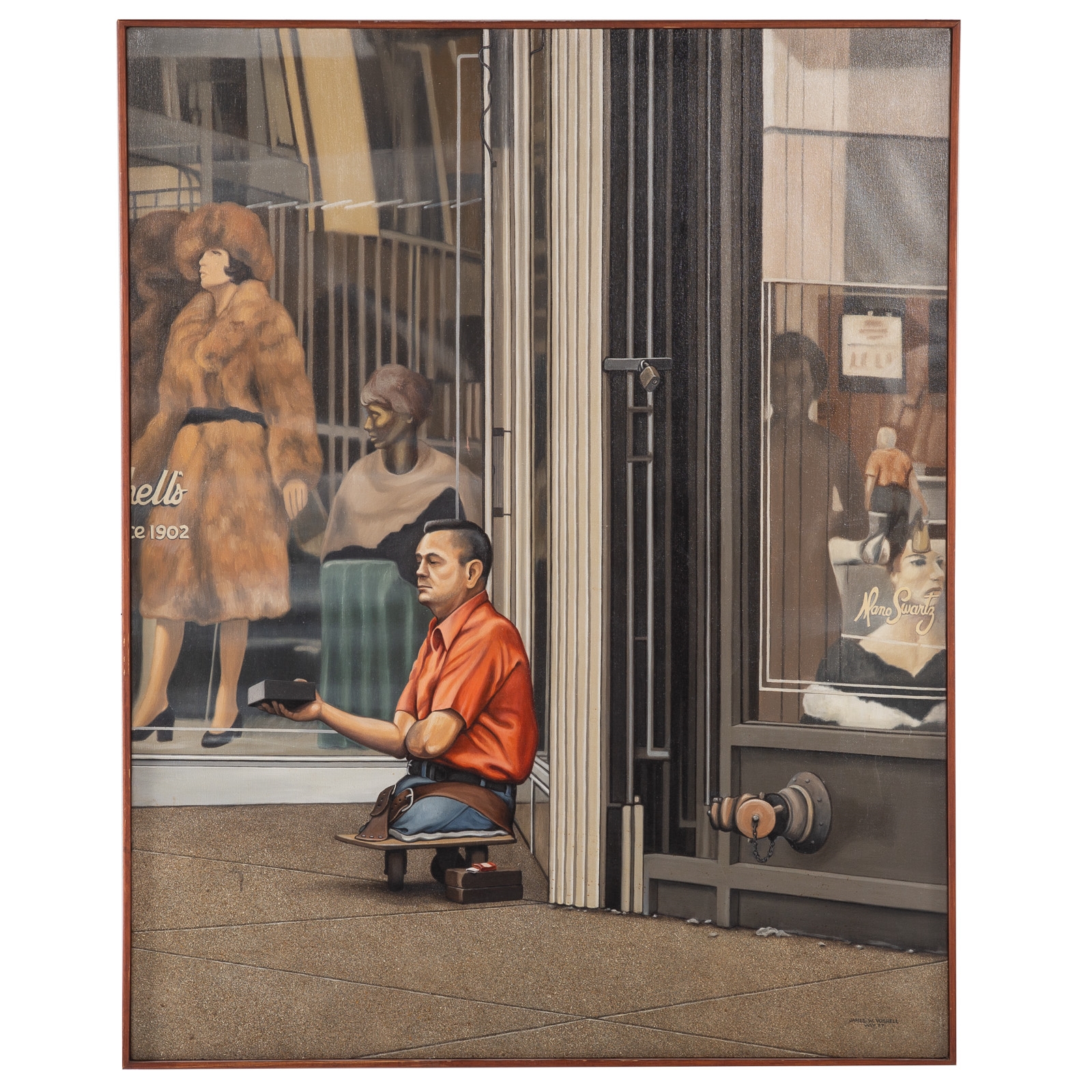 James W. Voshell | The Legless Man (1977) | MutualArt