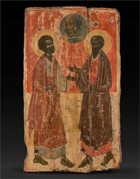 Greek School, 16th Century | Greek Icon Saint Peter and Saint Paul ...