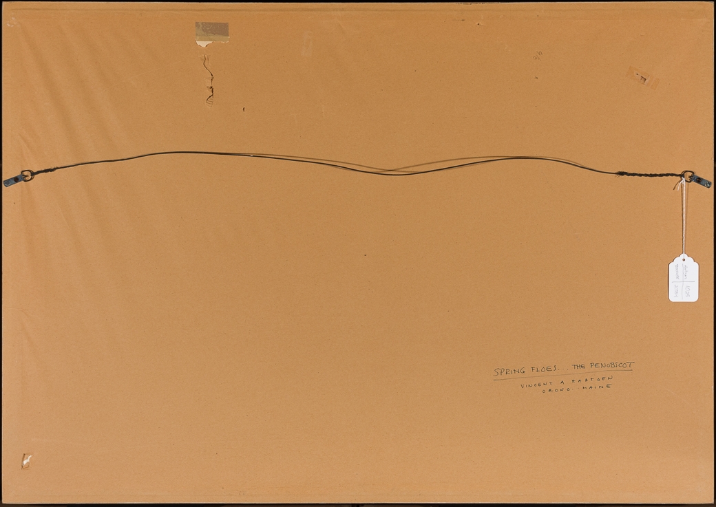 Vincent Andrew Hartgen | Spring Floes... The Penobscot | MutualArt