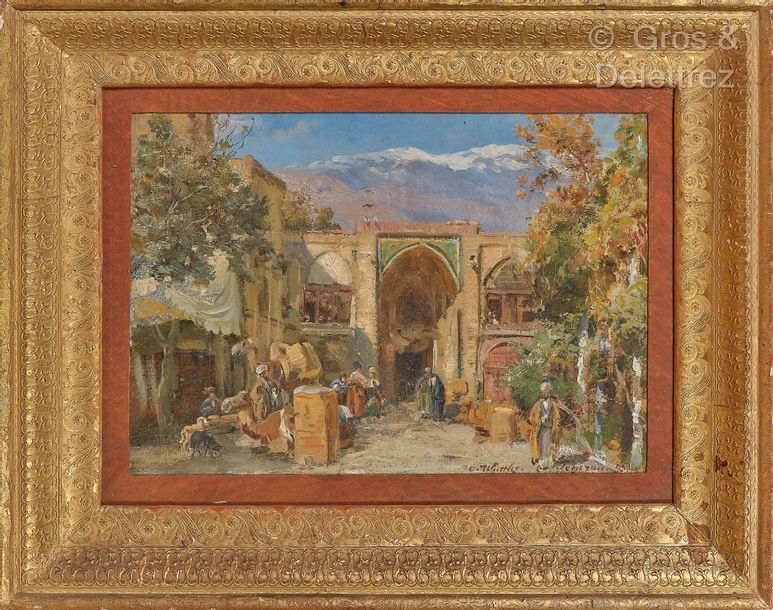 Carl Wuttke | Caravanserai in Tehran | MutualArt