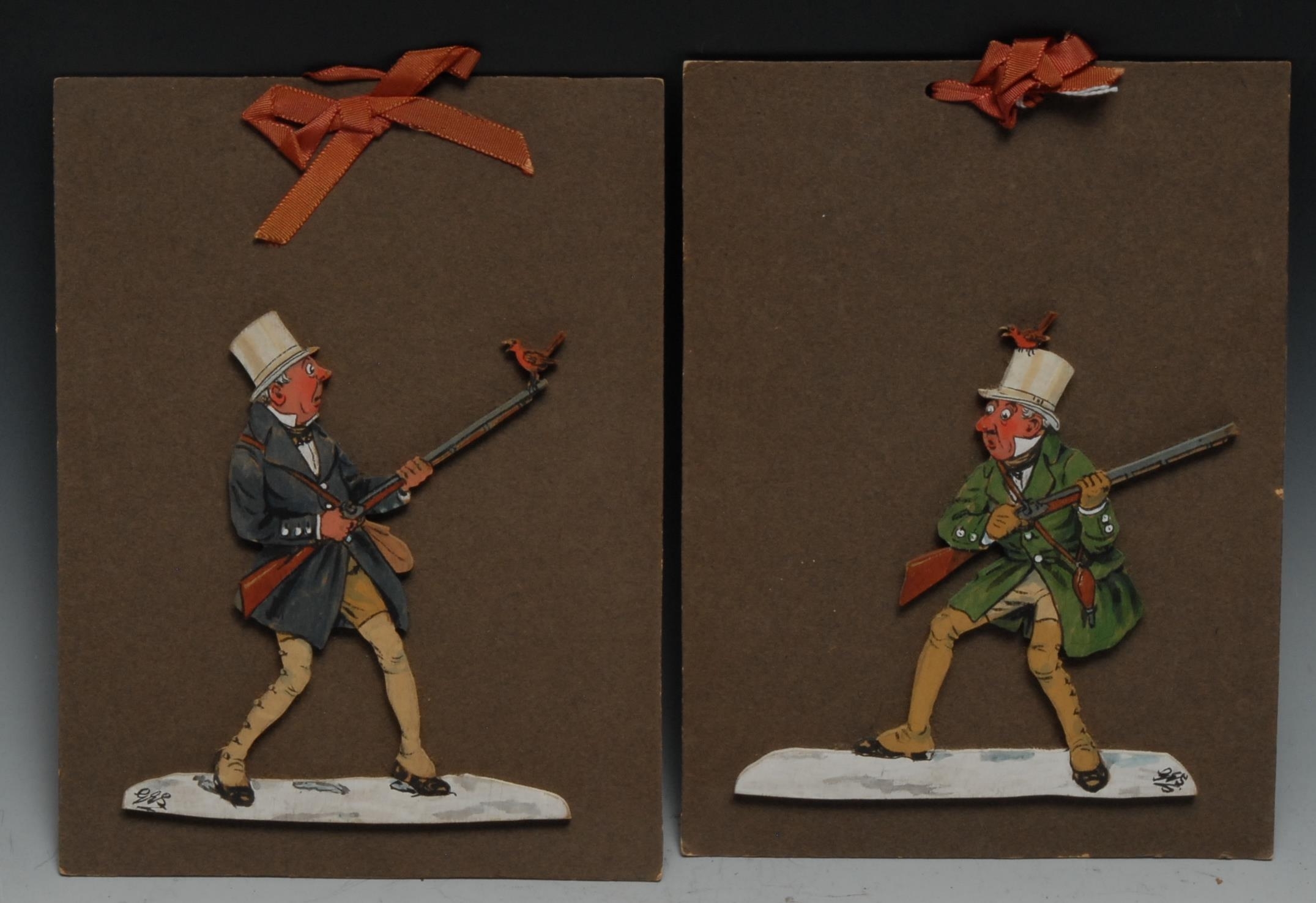 George Shepherd | A pair of earlyth century fretsaw silhouettes ...