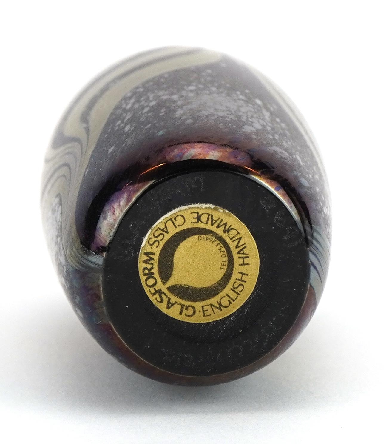 John Ditchfield | Glasform iridescent art glass scent bottle with ...