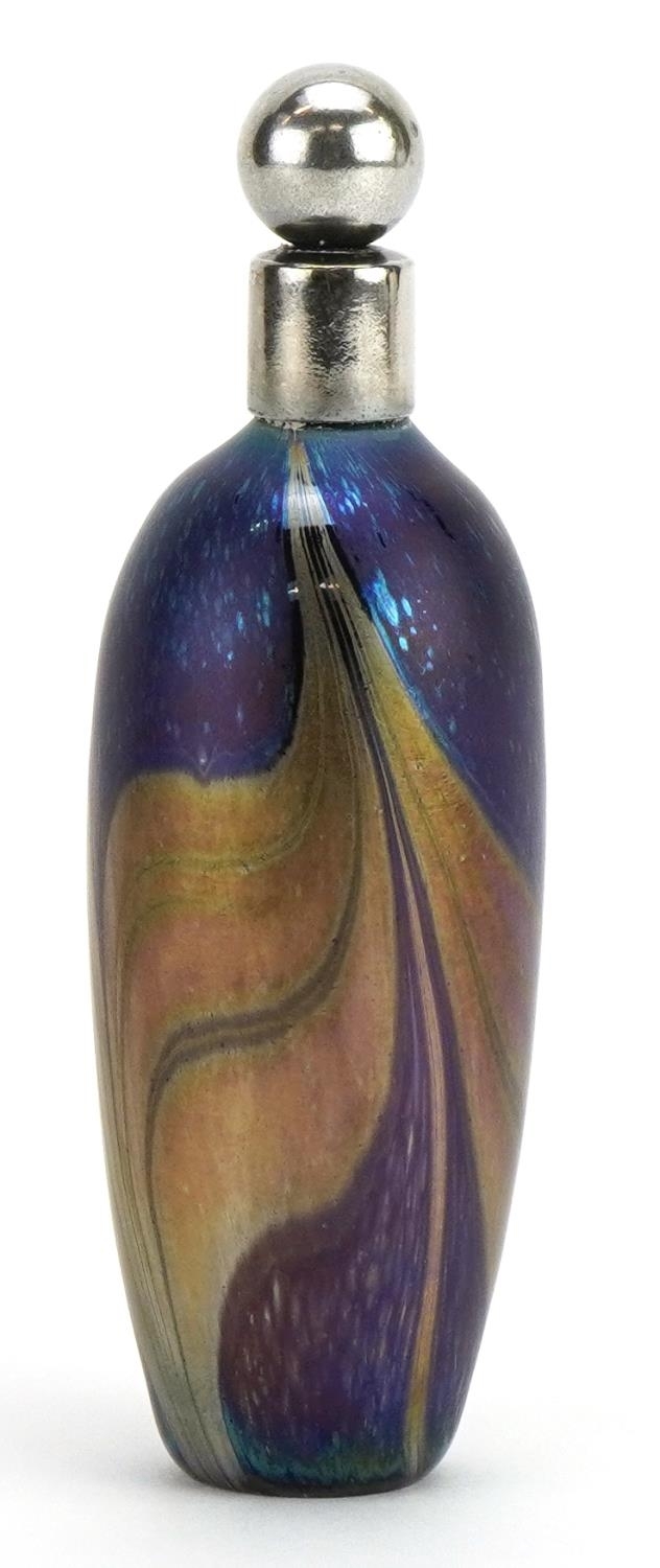 John Ditchfield | Glasform iridescent art glass scent bottle with ...