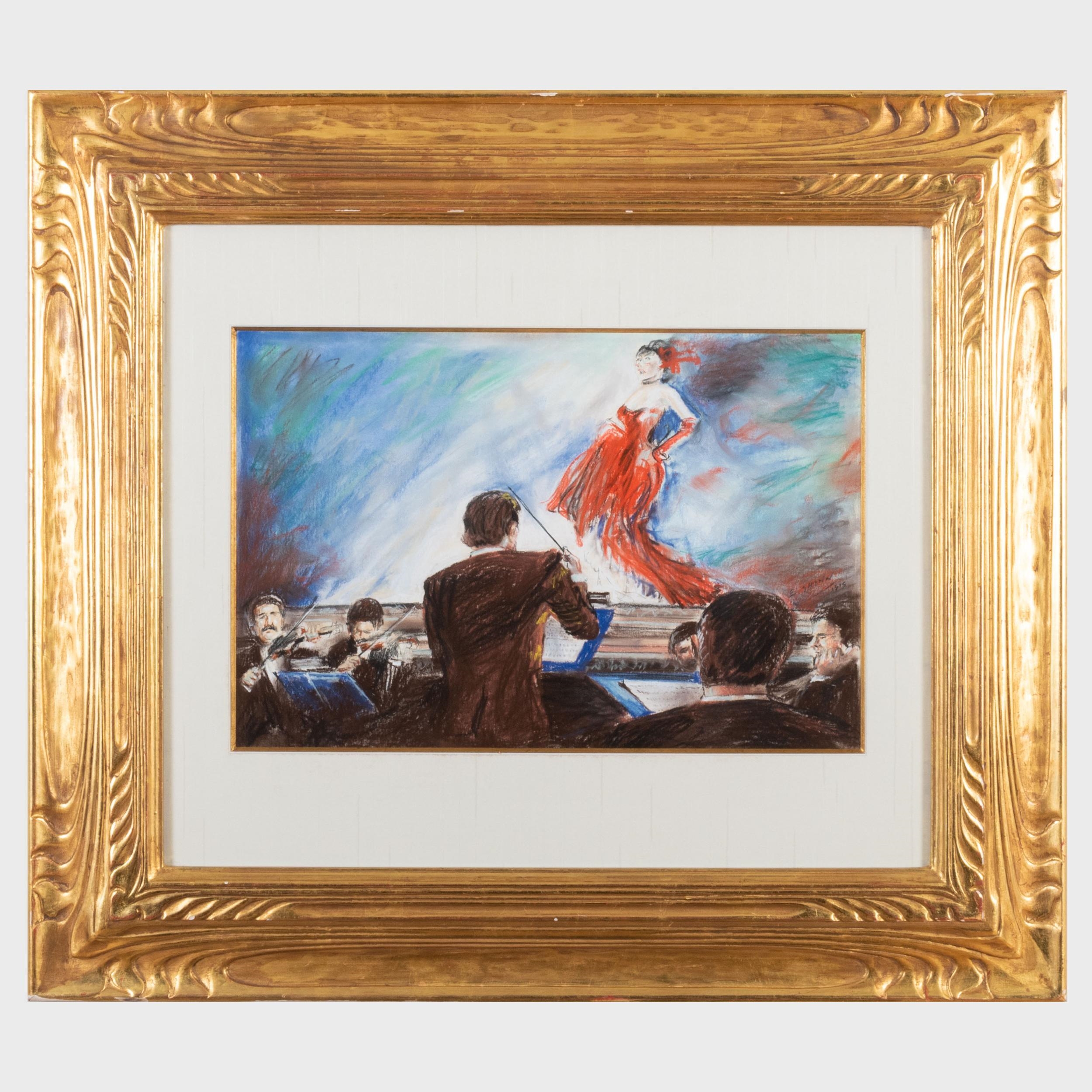 Everett Shinn | The Singer (1920) | MutualArt