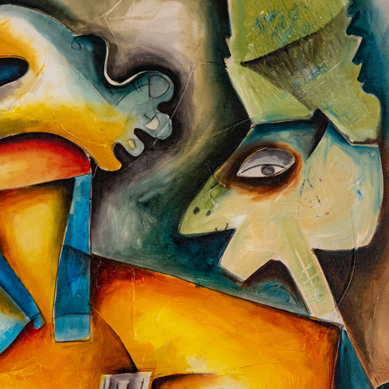 Alexandra Nechita | Faces of Happiness II | MutualArt