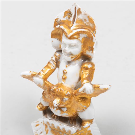 Jacques Callot | Early Meissen Gilt-Decorated Porcelain Figure of a ...