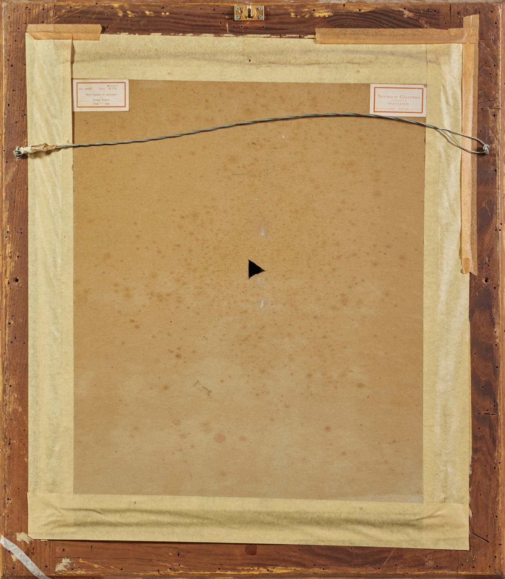 George Romney | Portrait of Miss Forbes, half-length, wearing a white ...