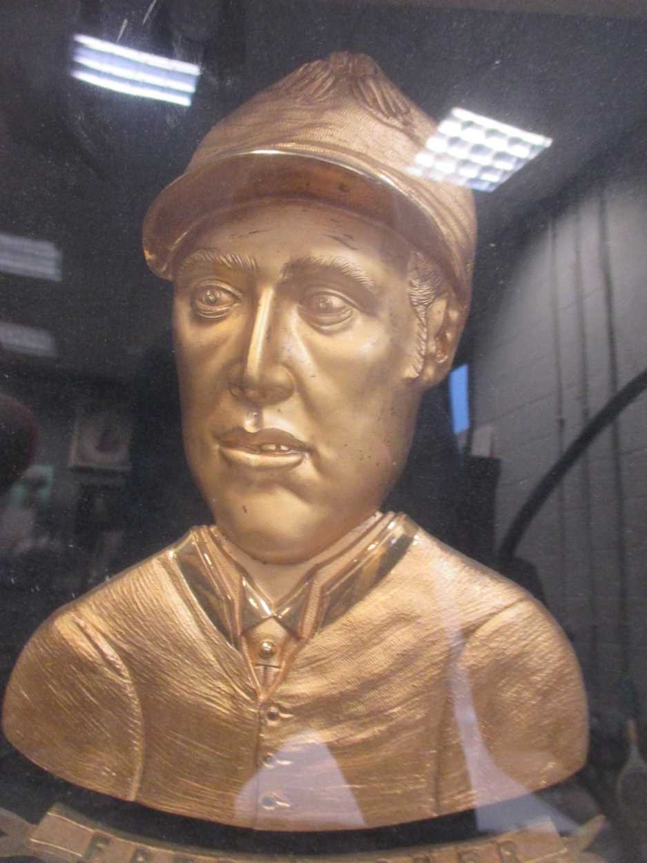 Fred Archer | A gilt-metal head & shoulders bust of Fred Archer circa ...