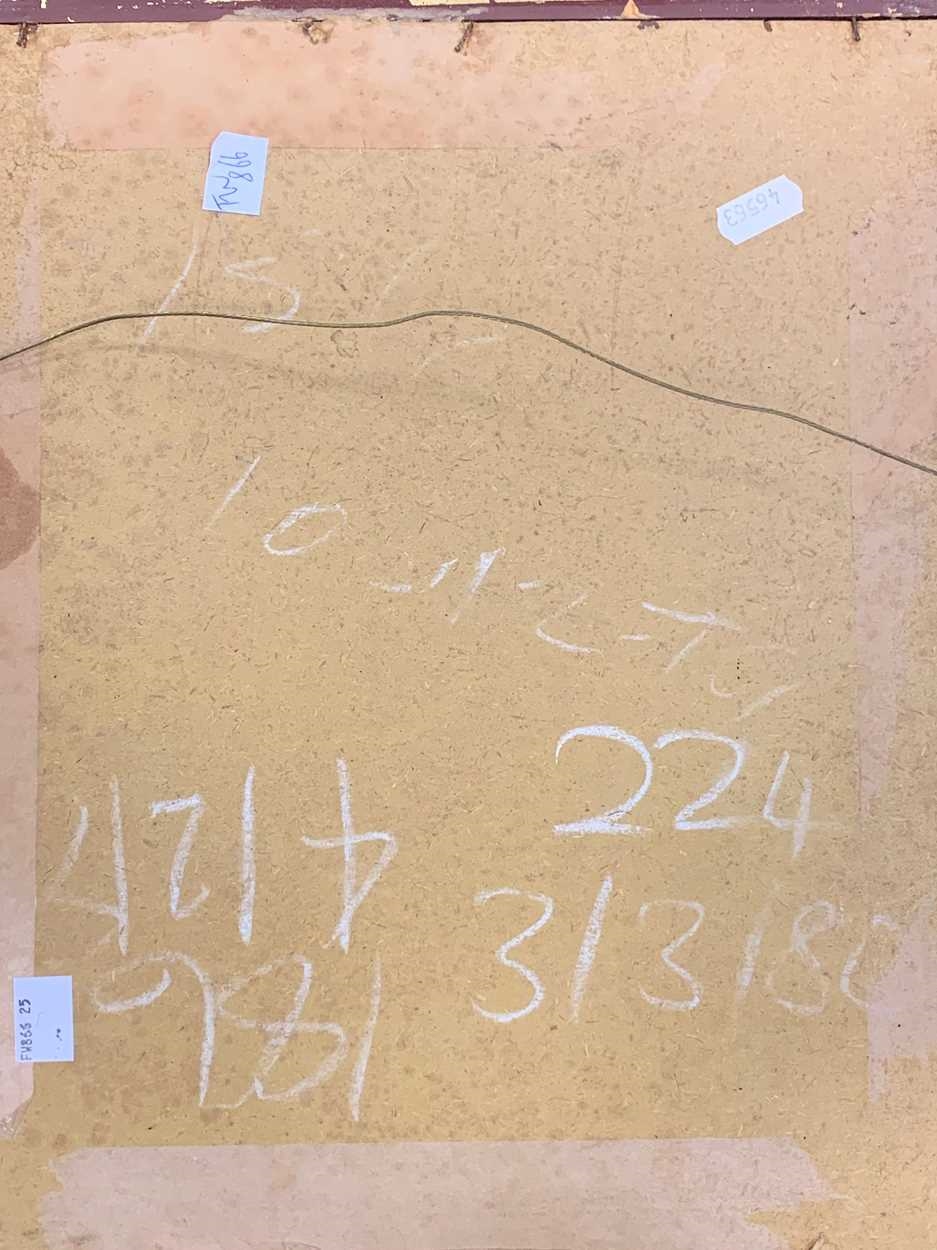 English School, 19th Century | A Continental harbour scene with figures ...