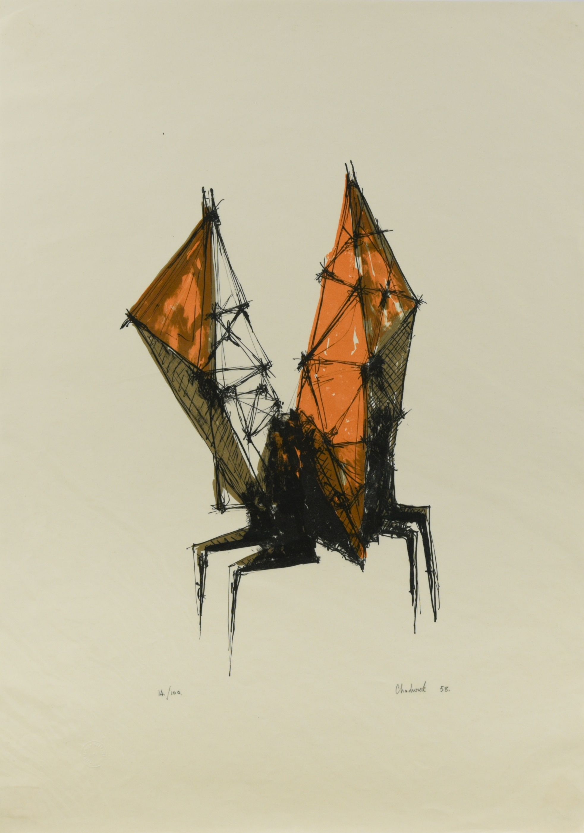 Lynn Chadwick | Winged Figure | MutualArt