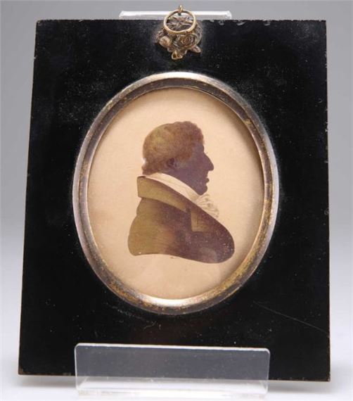 Edward Foster | PORTRAIT SILHOUETTE OF A GENTLEMAN | MutualArt