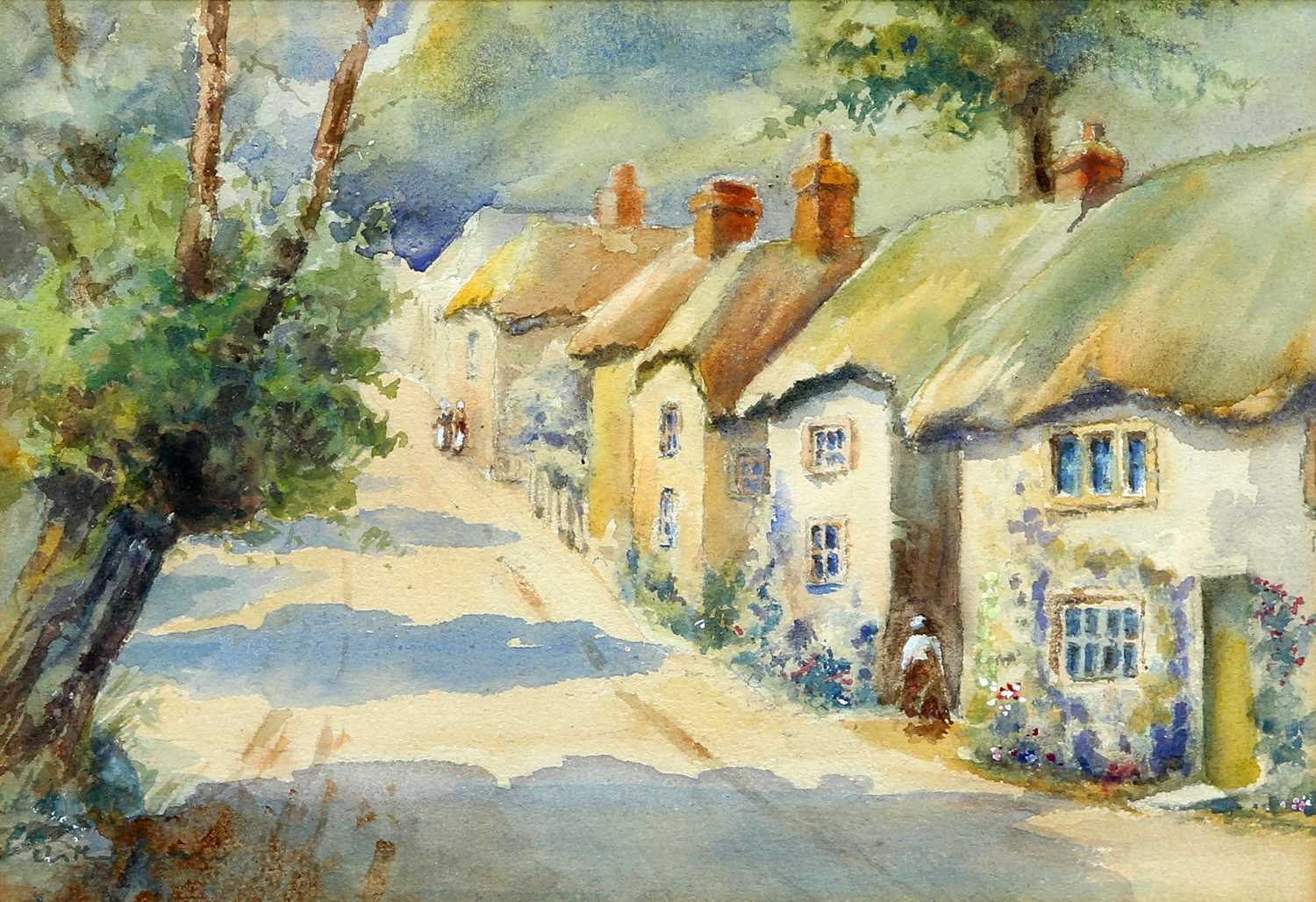 Arthur Spooner | A SUNNY VILLAGE STREET | MutualArt