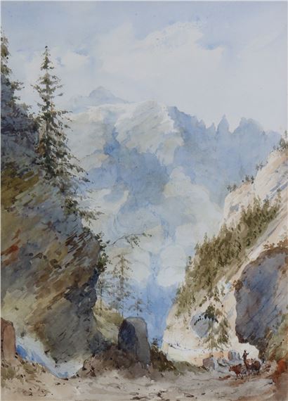 George Arthur Fripp | The.., Tyrol, 1847 (1847) | MutualArt