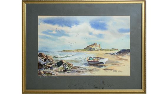 Ron Lambert | Bamburgh Castle | MutualArt