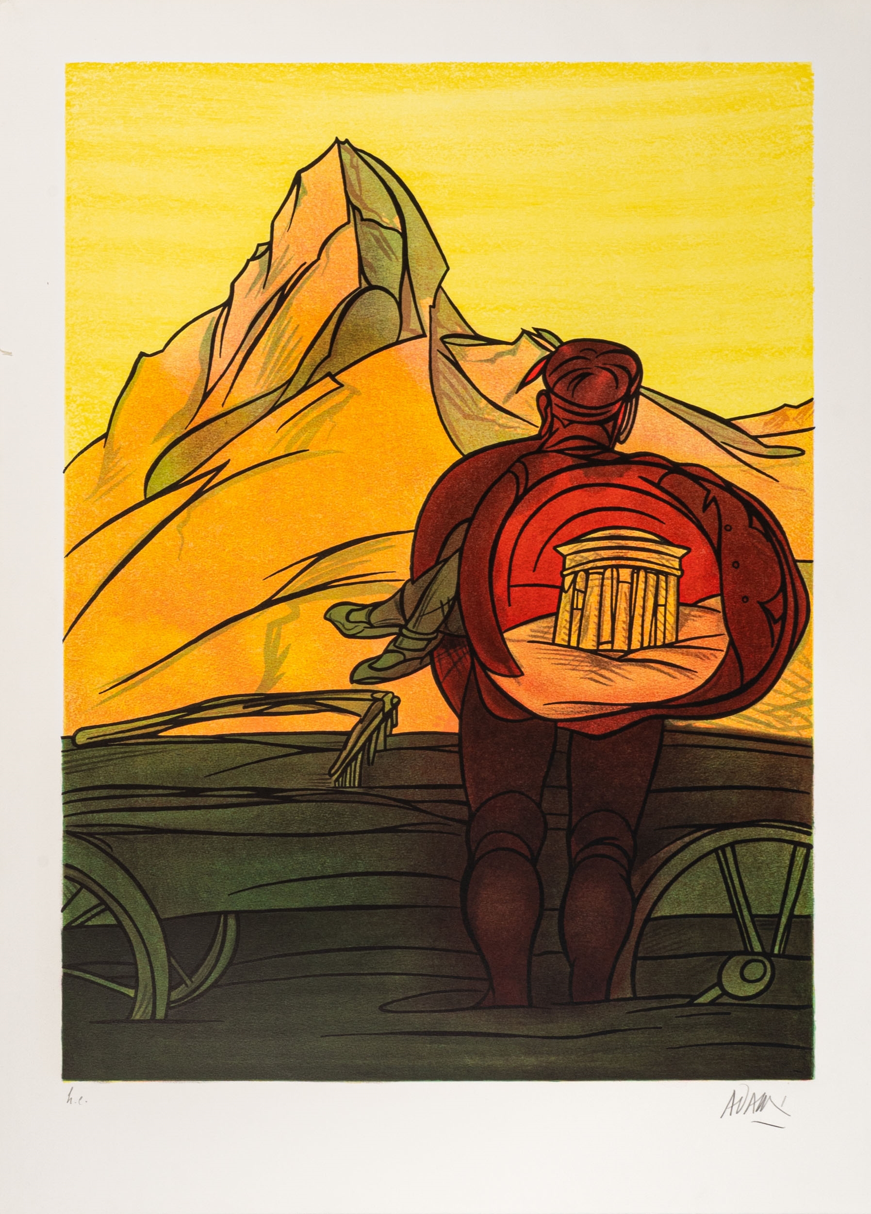 Valerio Adami | Ascensione (1984) | MutualArt