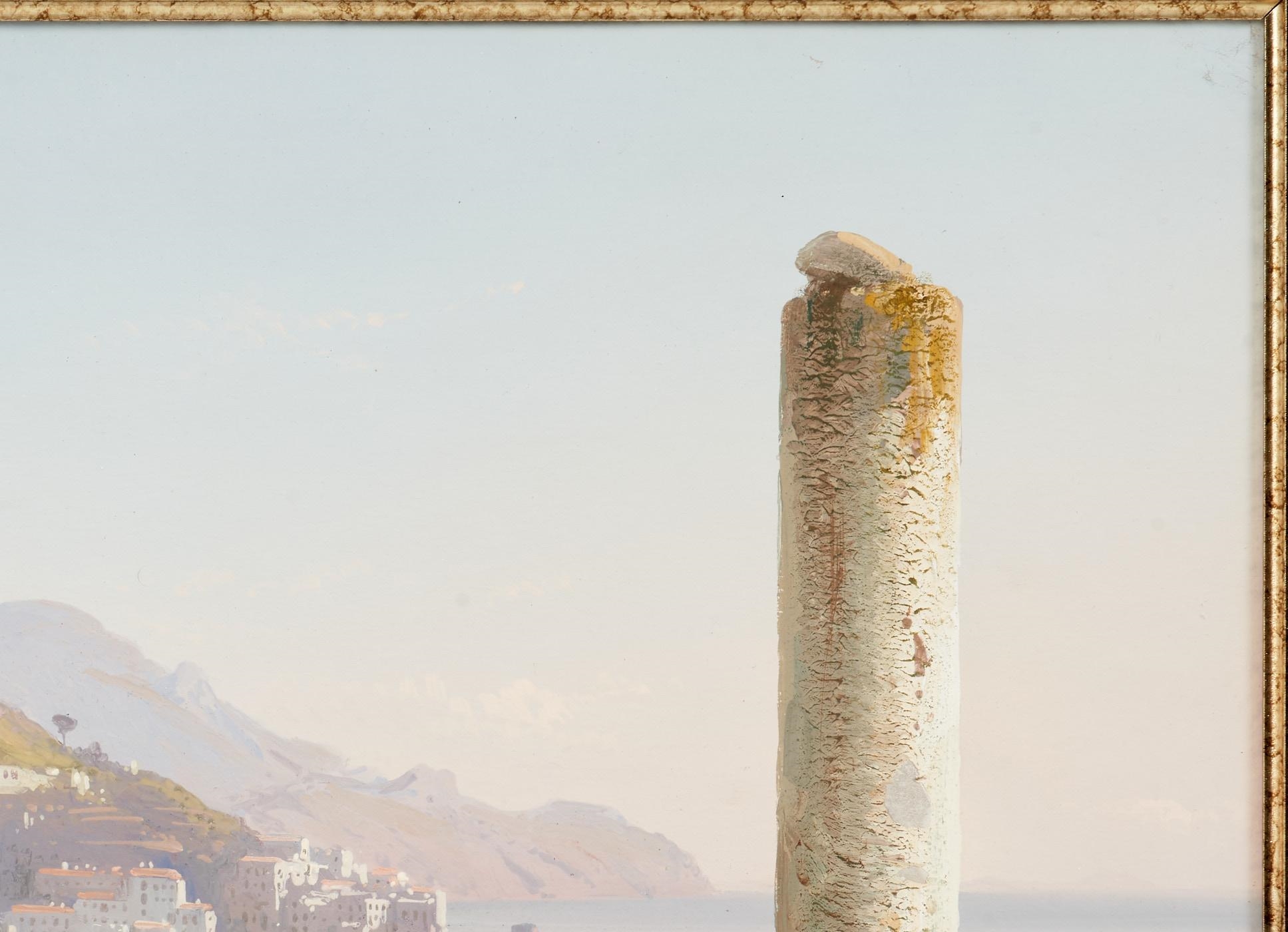 Guglielmo Giusti | Friar Surveying the Amalfi Coast | MutualArt
