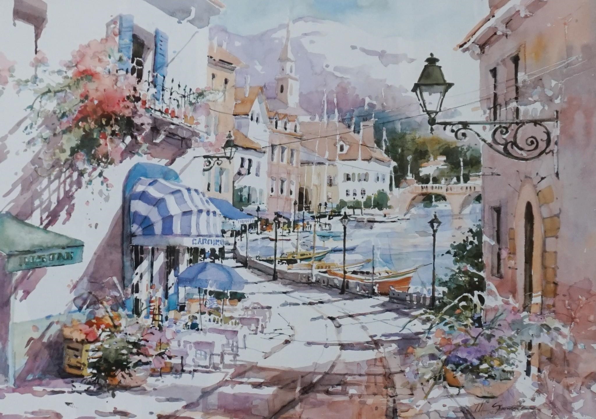 Marilyn Simandle | Waterfront Village | MutualArt