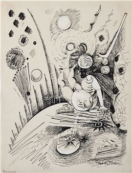 Rudolf Bauer | Green Square (1937) | MutualArt