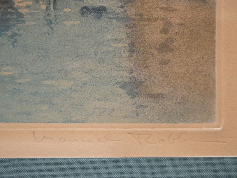 Manuel Robbe | Manuel ROBBE (1872-1936) Port of Martigues... - Lot 5 ...