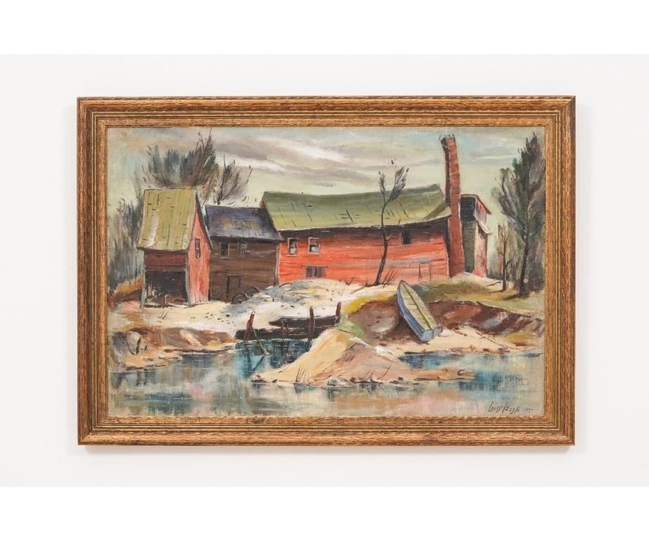 Louis Bosa | LOUIS BOSA OIL ON CANVAS (1937) | MutualArt