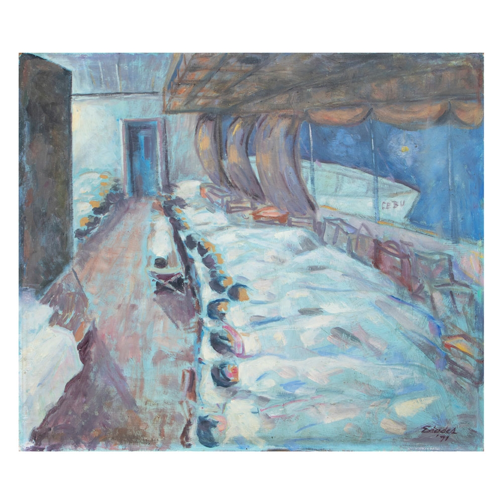 Victorio Edades | En Route to Cebu (1971) | MutualArt