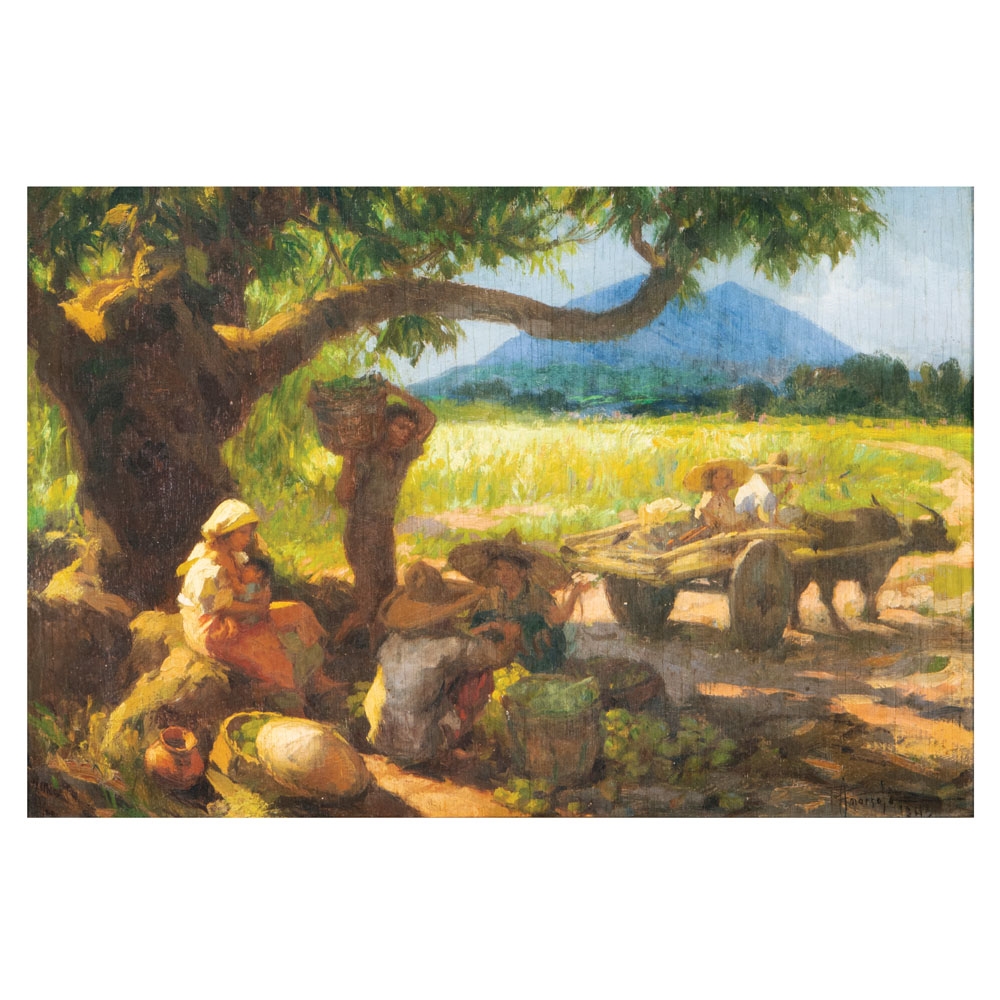 Fernando Amorsolo | LANDSCAPE (1942) | MutualArt