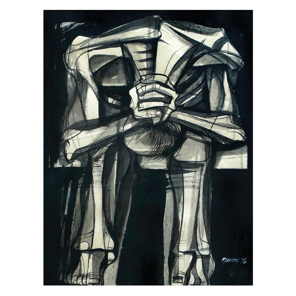 Ang Kiukok | Seated Figure (1976) | MutualArt