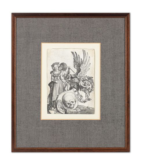 Albrecht Dürer | Coat of Arms with a Skull (1503) | MutualArt
