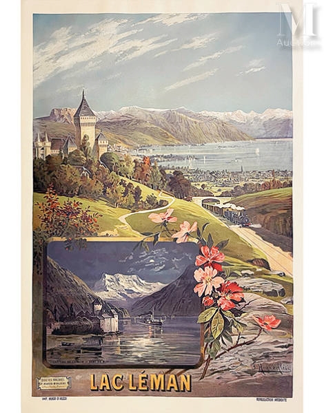 Frederic Hugo d'Alési | Lac Léman Château de Chillon et Dent du Midi ...