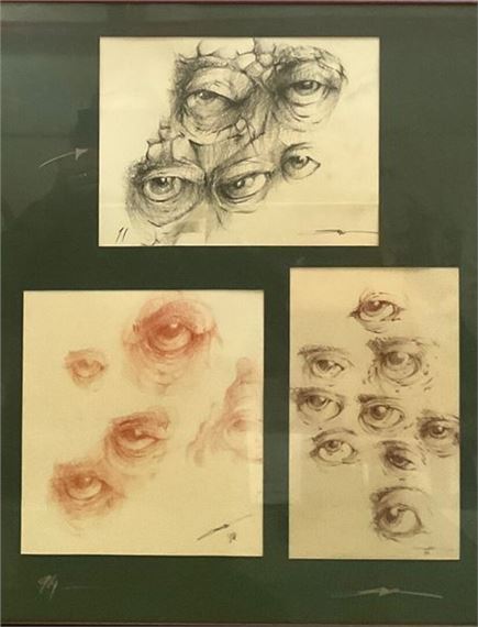 Olivier Mattei | Olivier MATTEI The eyes Three drawings in the same ...